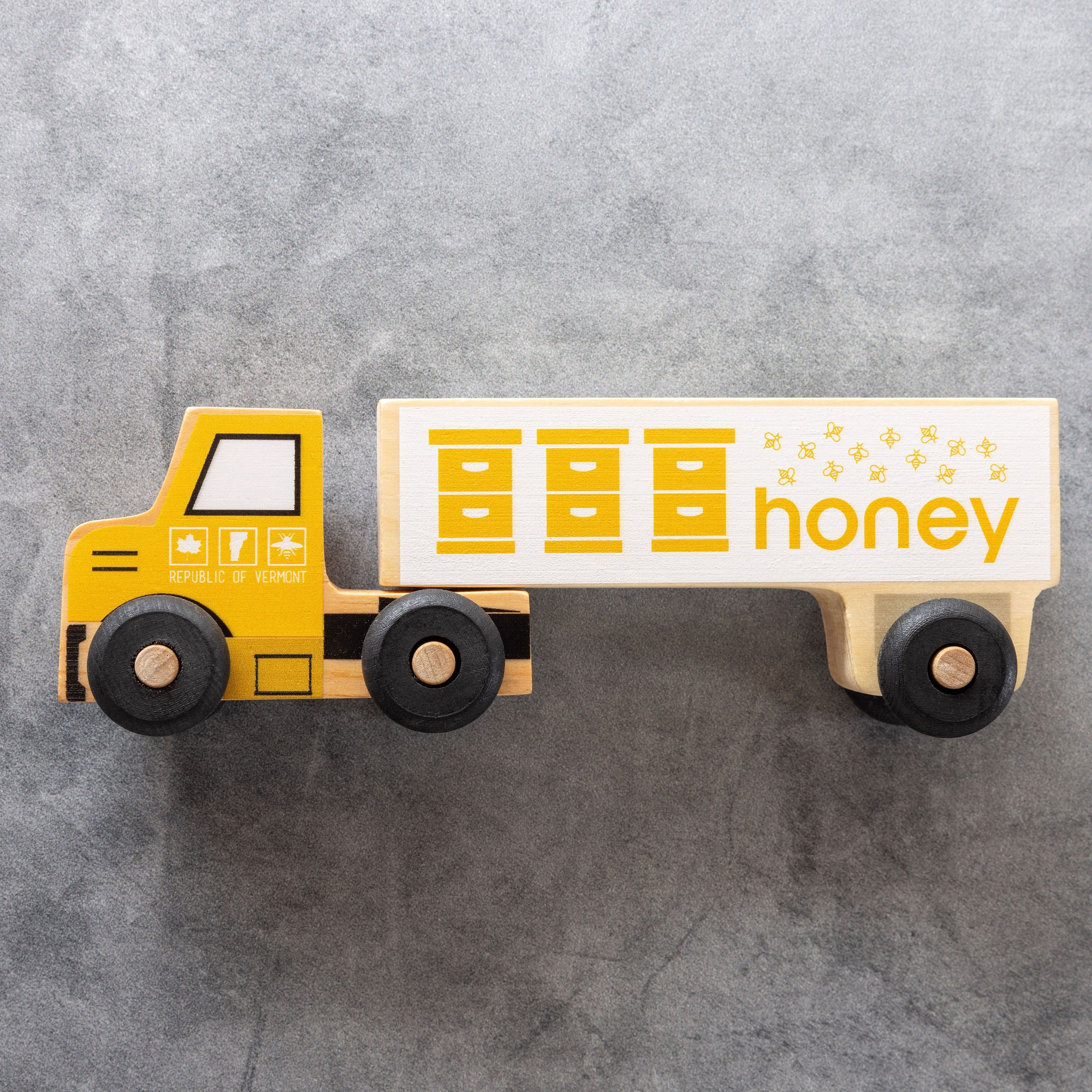 Handmade Wood Semi-Truck